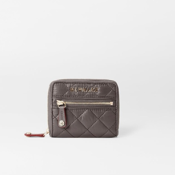 MZ Wallace | Bags | Mz Wallace Crosby Small Wallet In Magnet | Poshmark